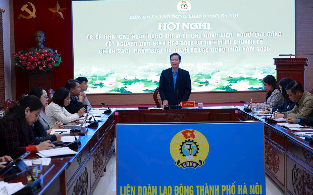 Công đoàn Hà Nội đảm bảo mọi người lao động đều có Tết ấm no | Sức Khỏe ...